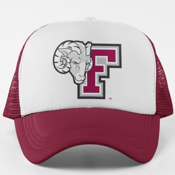 Accessories | New Fordham Rams Foam Trucker Snapback Hat 2tone Maroon ...